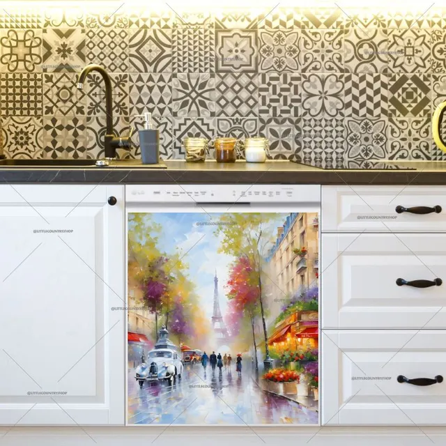 Old Street of Paris | Little Country Shop Dishwasher and Refrigerator ...